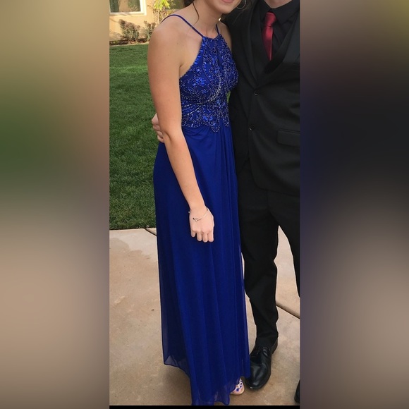 Blondie Nites | Dresses | Blondie Nites By Stacy Sklar Formal Long Blue ...